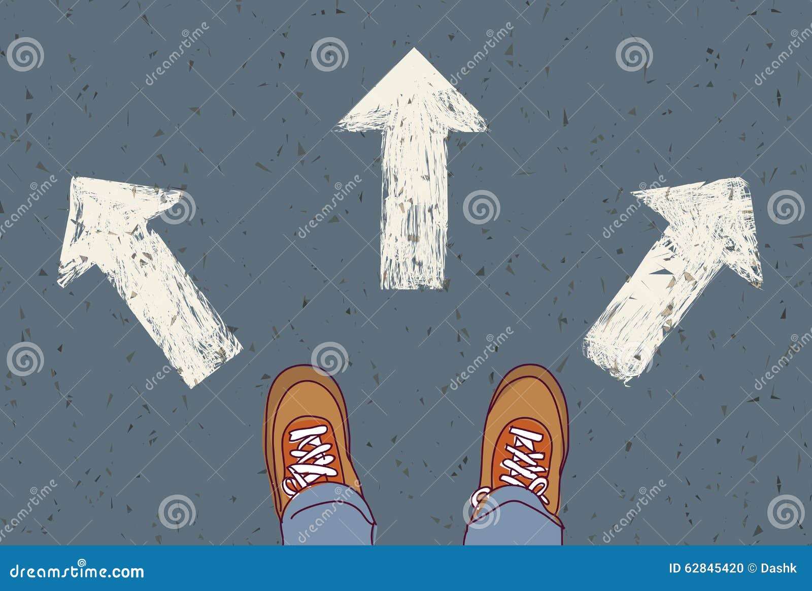 Choice Way Road Decision Alternative Solution Stock Vector ...