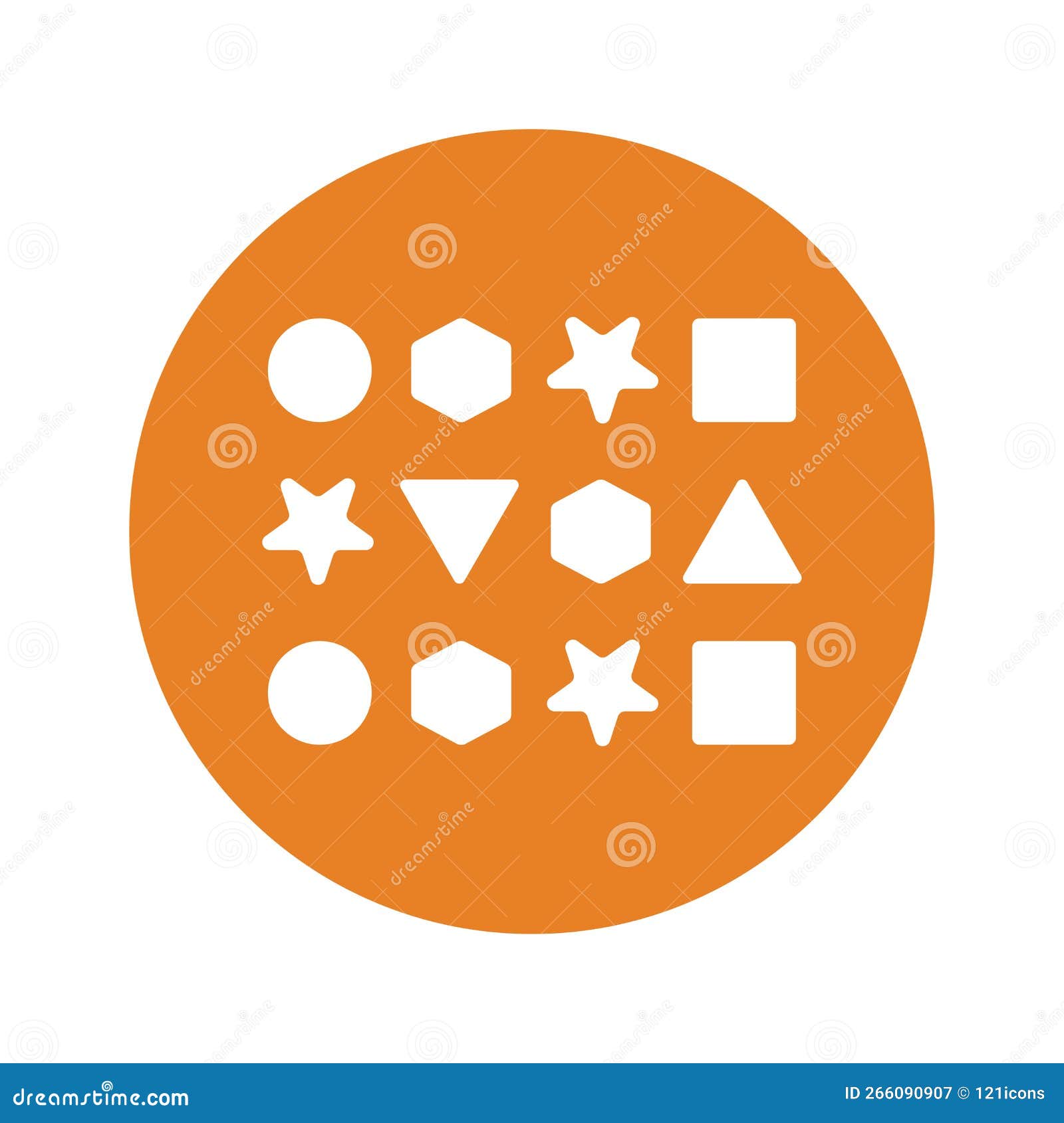 Choices, Diversification, Diversity Icon. Orange Color Vector EPS Stock ...
