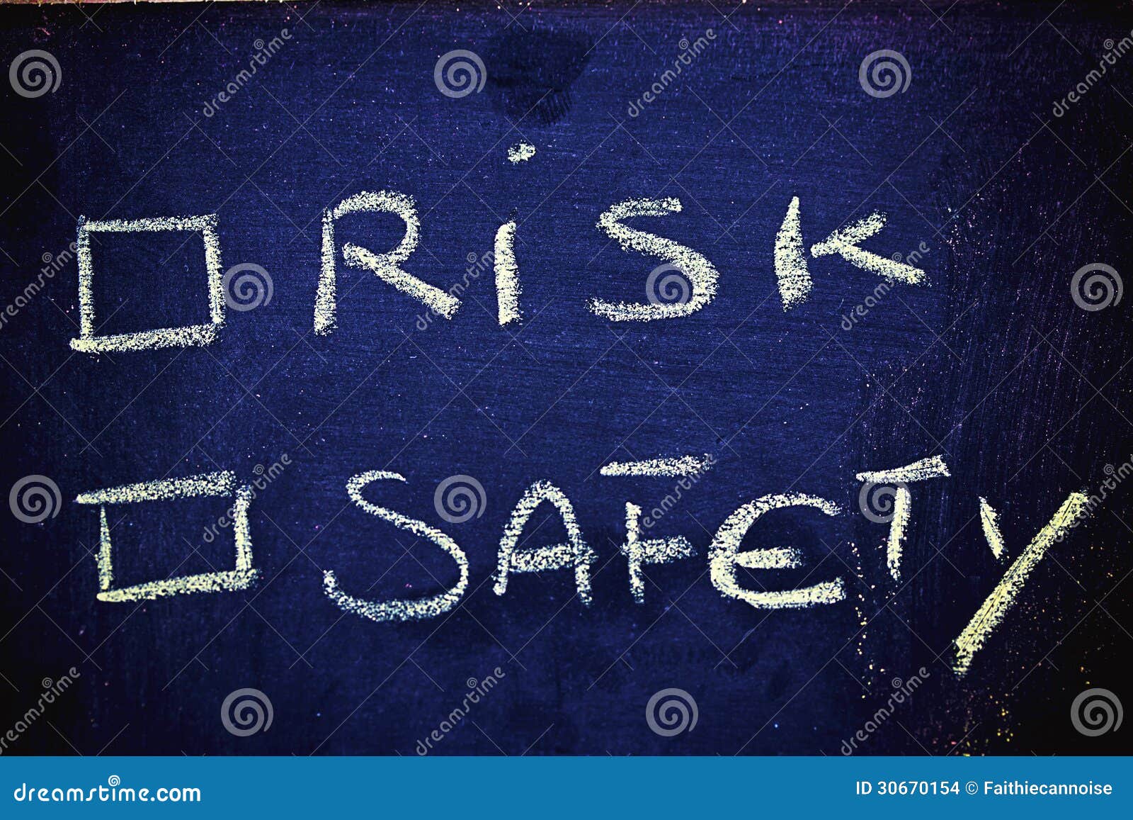 Choices: risk vs. safety stock photo. Image of choice - 30670154