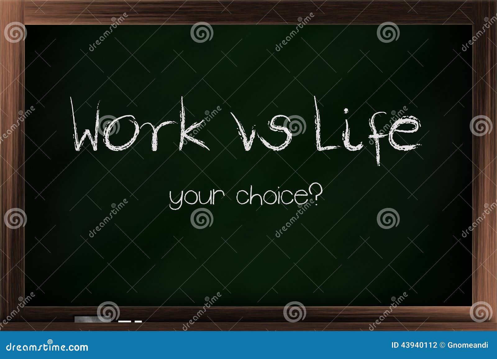 Choices of work vs life stock illustration. Illustration of balance ...