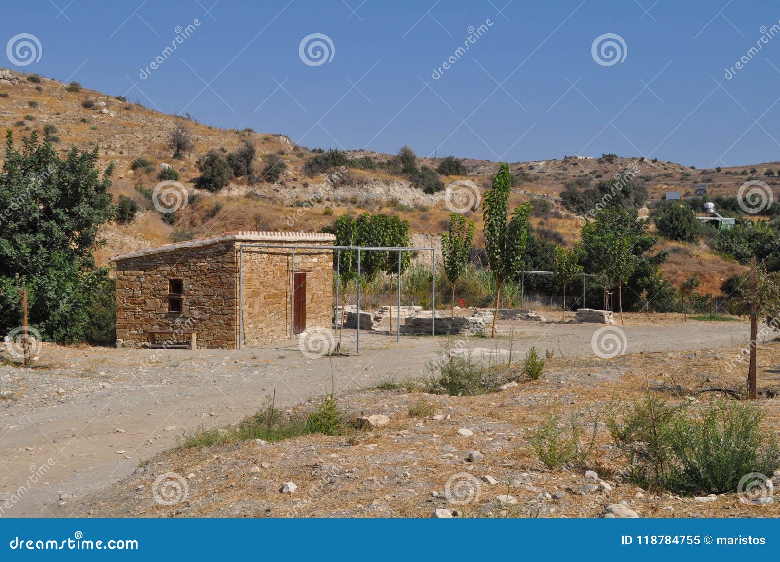 Choirokoitia. the Neolithic Settlement of Choirokoitia Stock Image ...