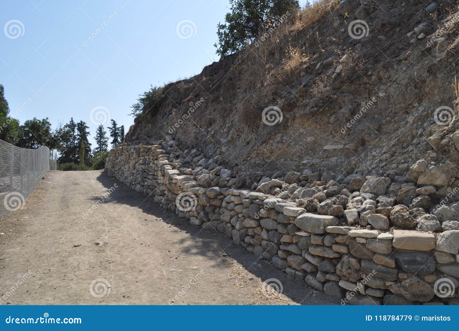 Choirokoitia. the Neolithic Settlement of Choirokoitia Stock Image ...