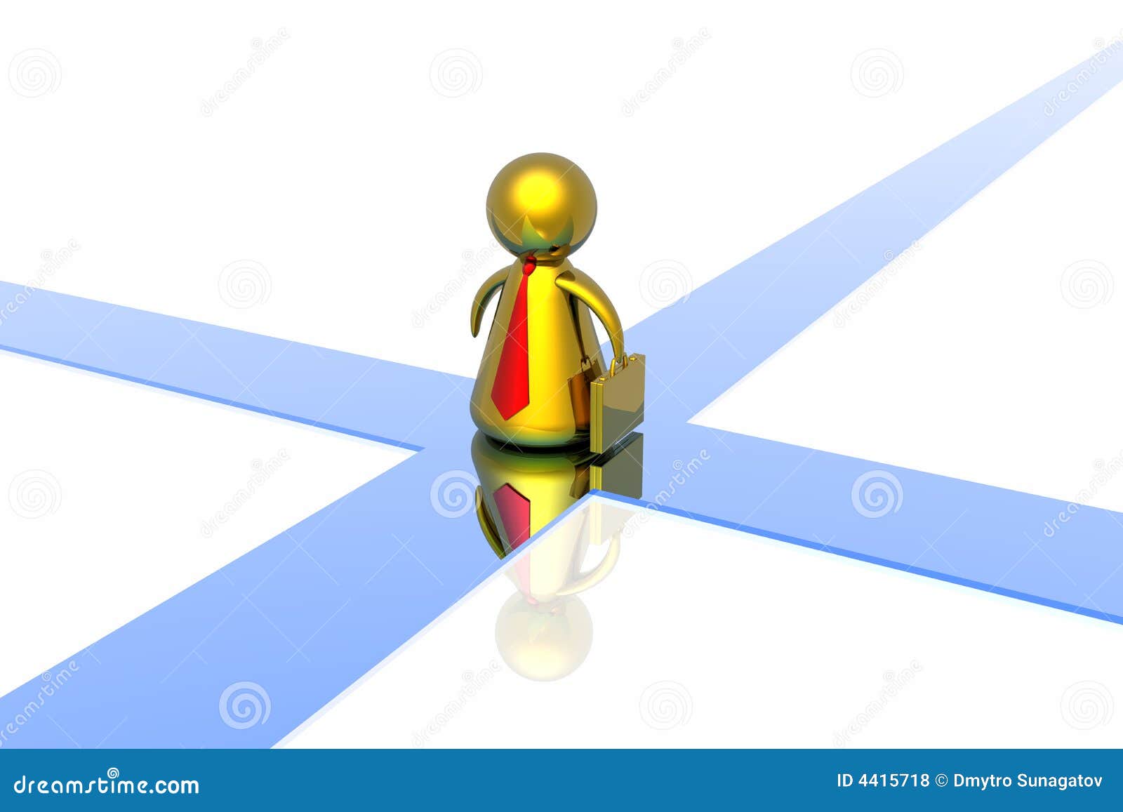 Choise of correct decision stock illustration. Illustration of ideas ...