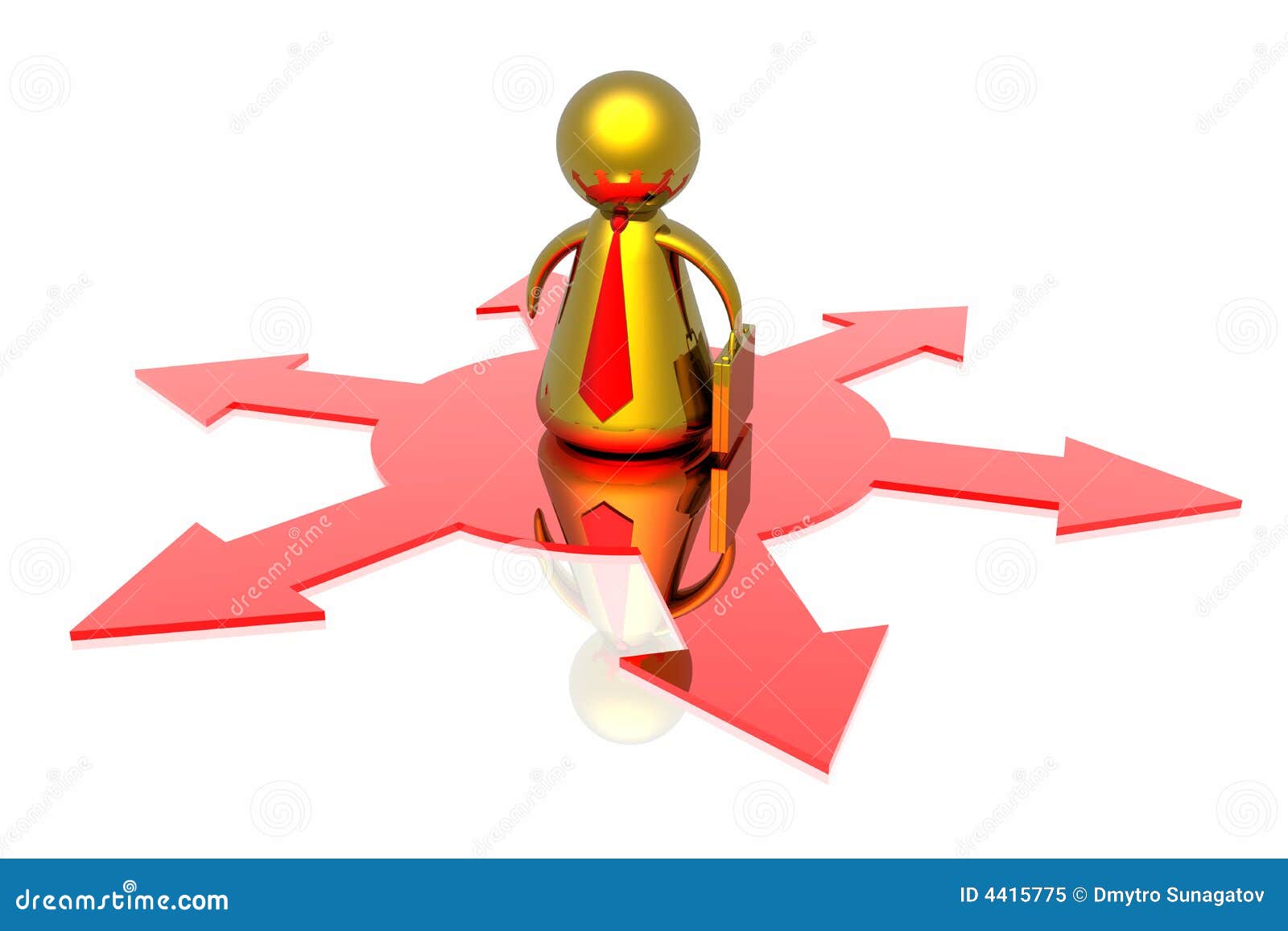 Choise of correct decision stock illustration. Illustration of human ...