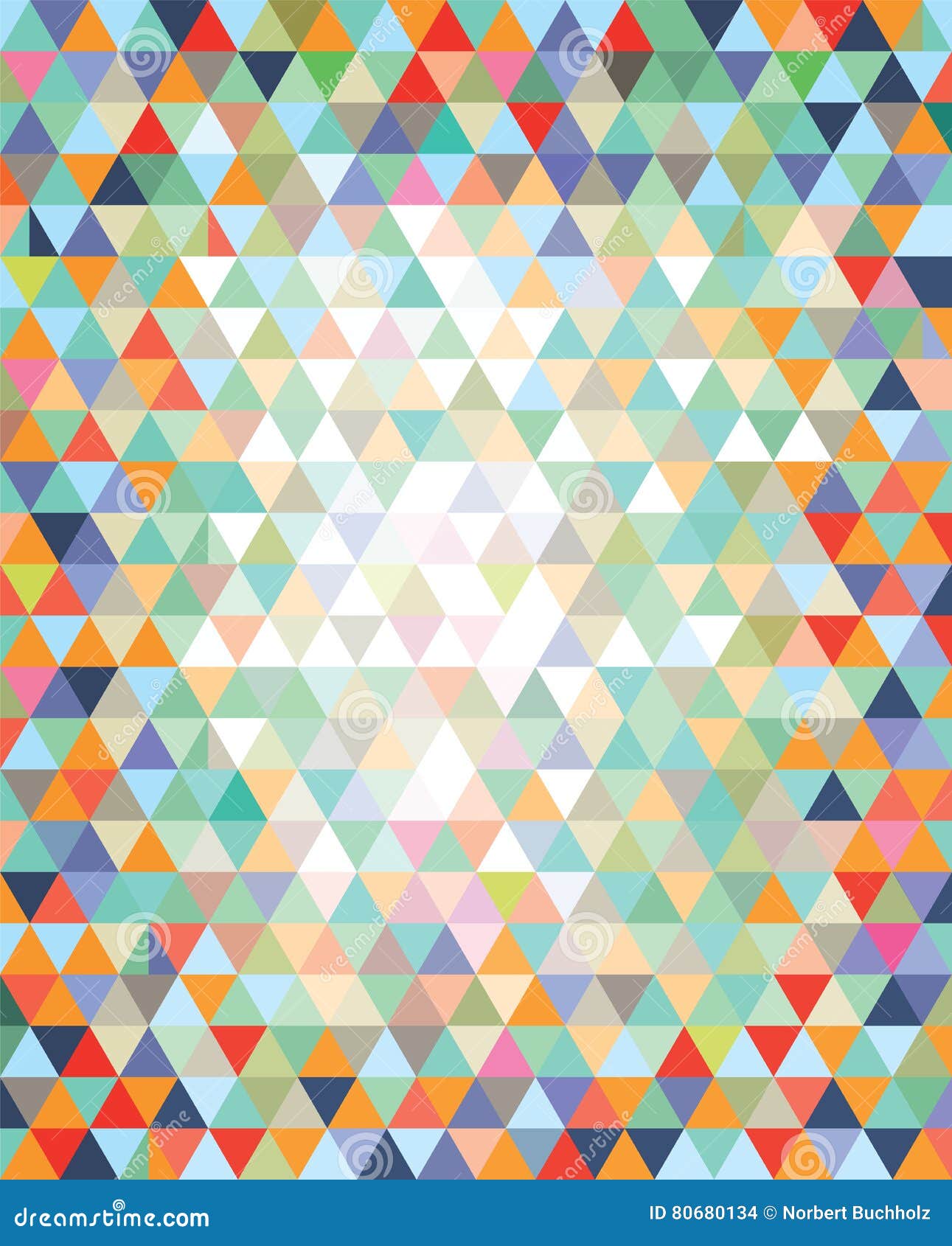 Choix De Triangles Dans Un Grand Choix De Couleurs Illustration de ...