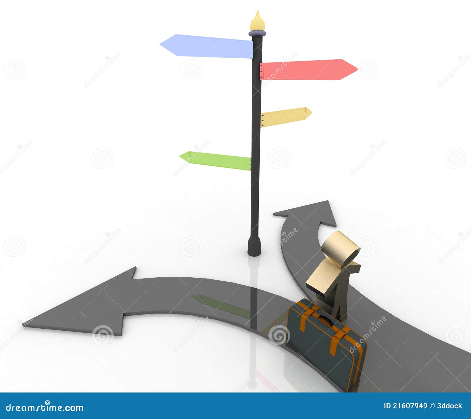 Choix difficile illustration stock. Illustration du illustration - 21607949