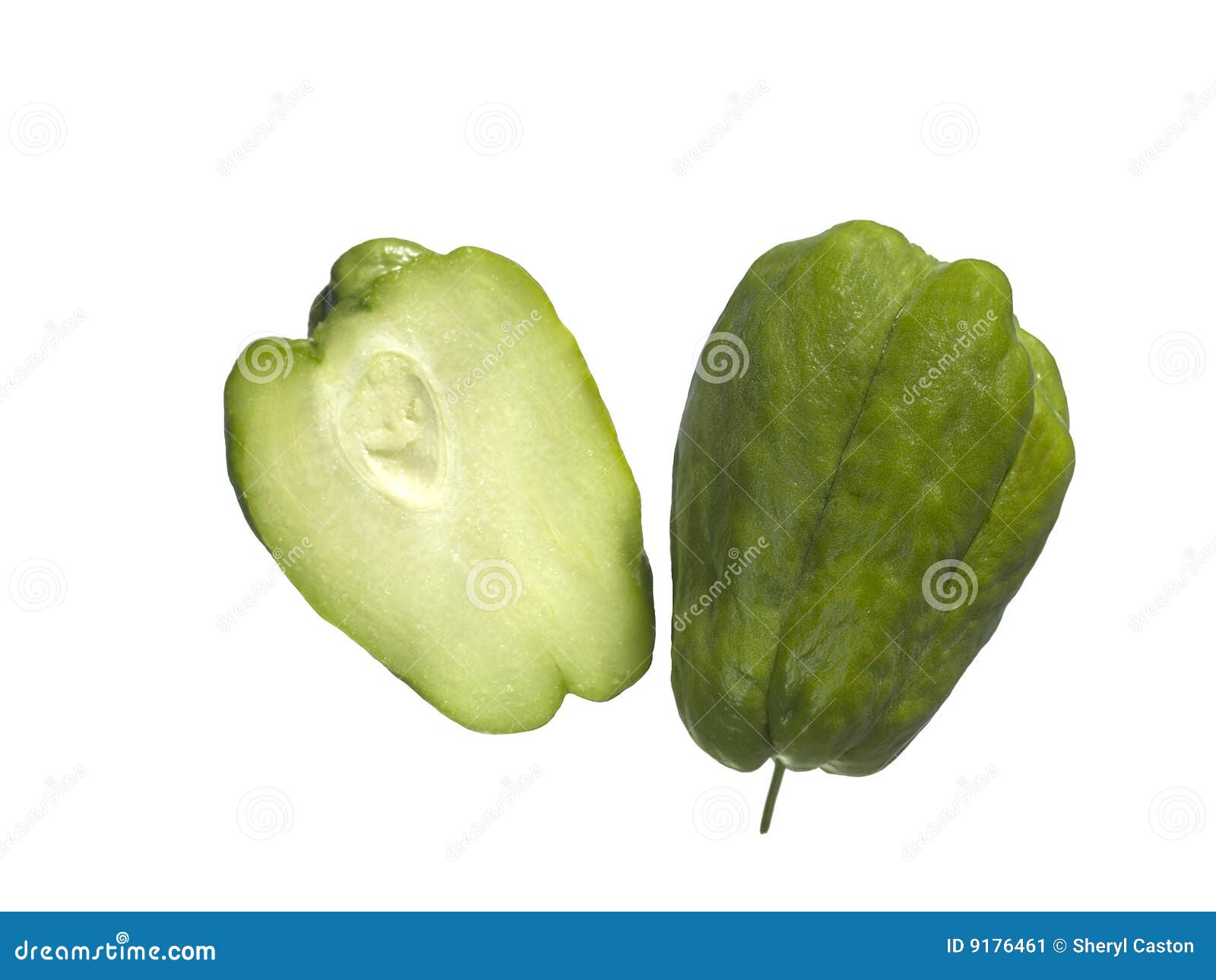 Choko Chayotes Organic Vegetable Pear Stock Image - Image of tropical ...