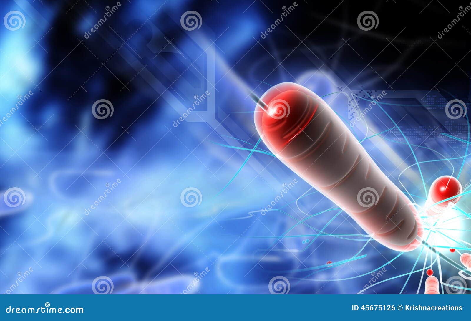 Cholera bacteria stock illustration. Illustration of background - 45675126