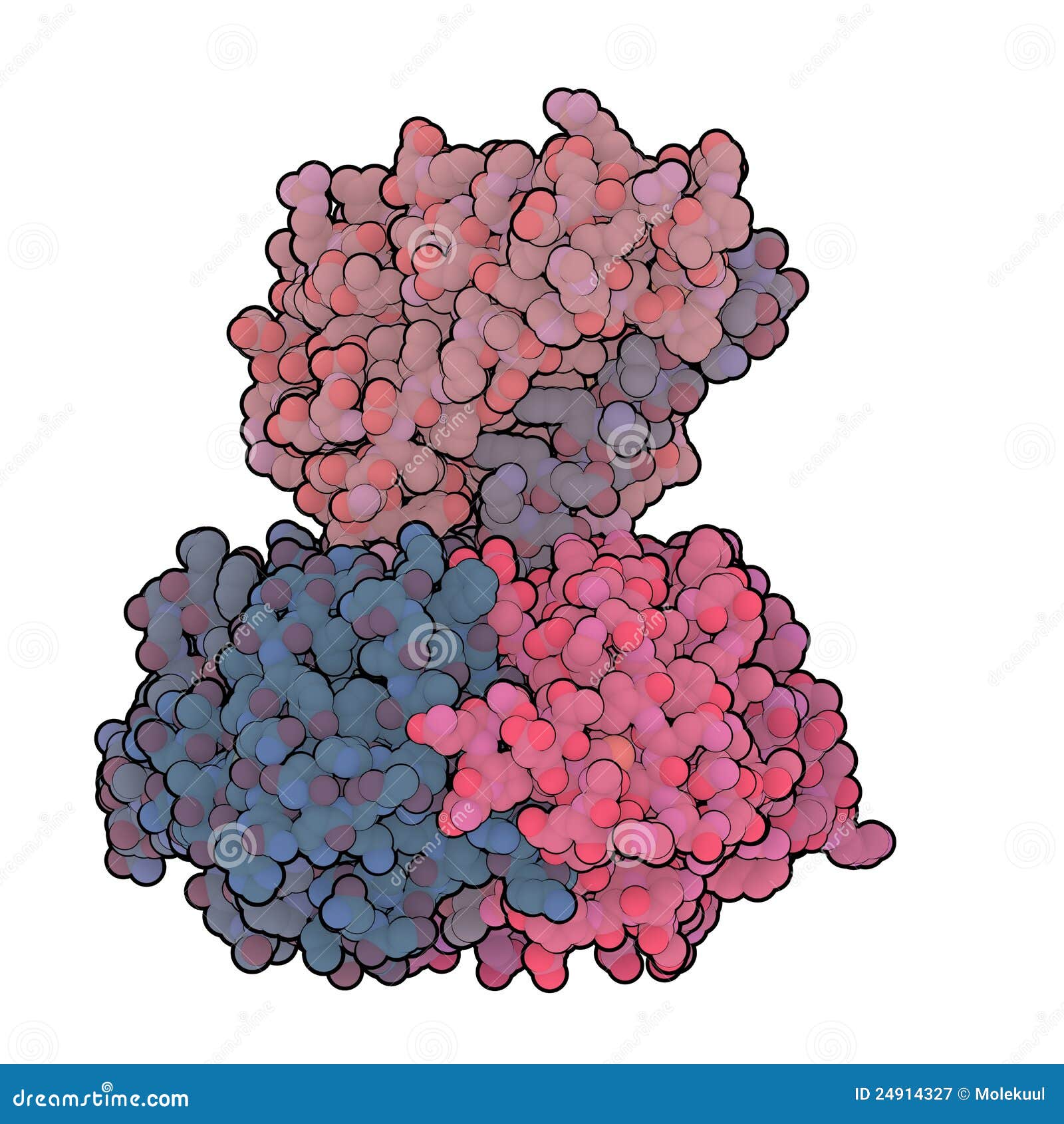 Cholera toxin molecule stock illustration. Illustration of biotech ...