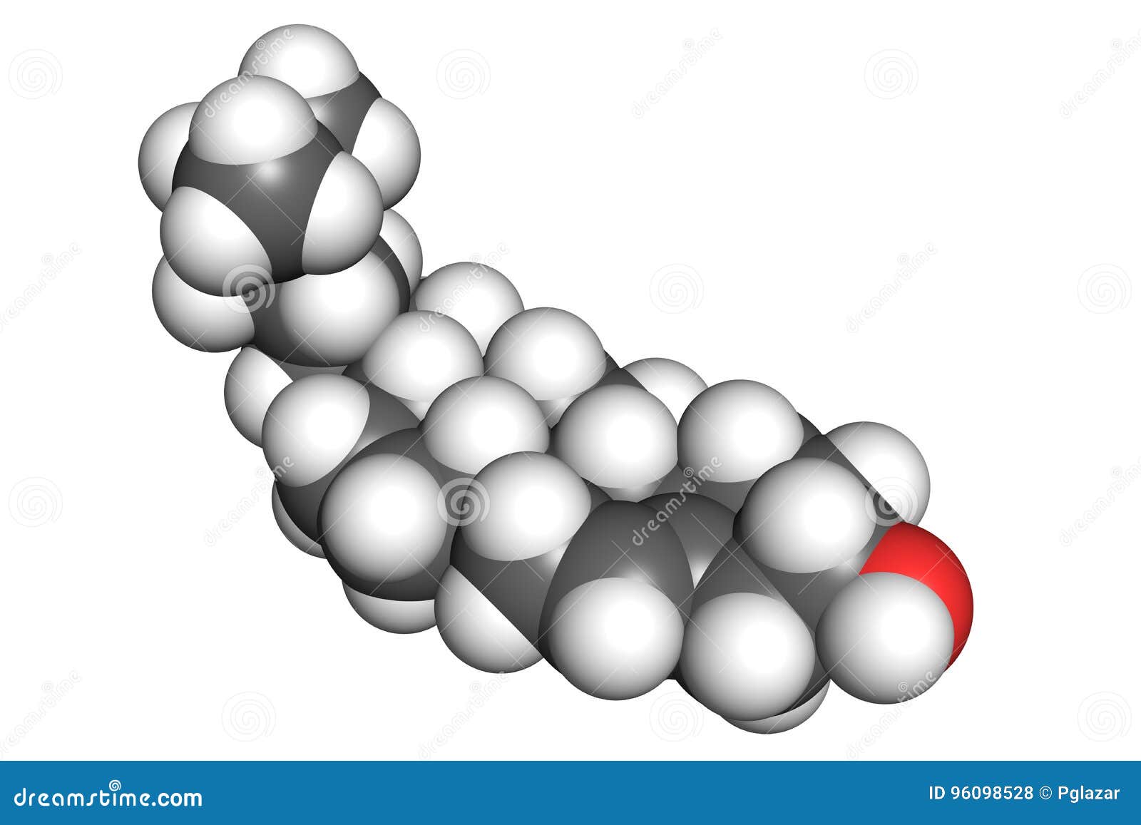 Cholesterol molecule stock illustration. Illustration of cholesterol ...