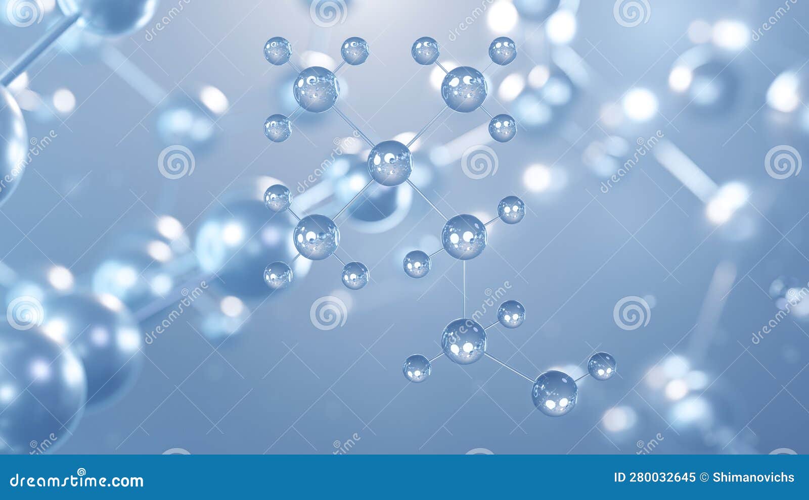 Choline Molecular Structure 3d, Flat Model, Vitamin B4, Structural ...