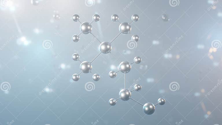 Choline Molecular Structure, 3d Model Molecule, Vitamin B4, Structural ...