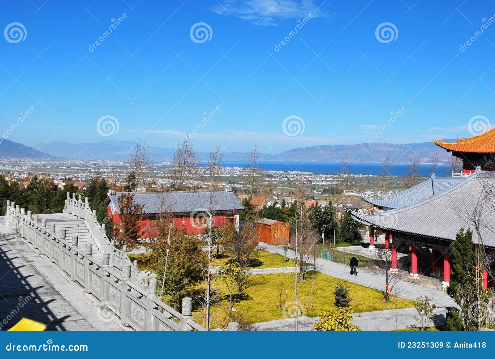 Chong Sheng Temple stock image. Image of hills, china - 23251309