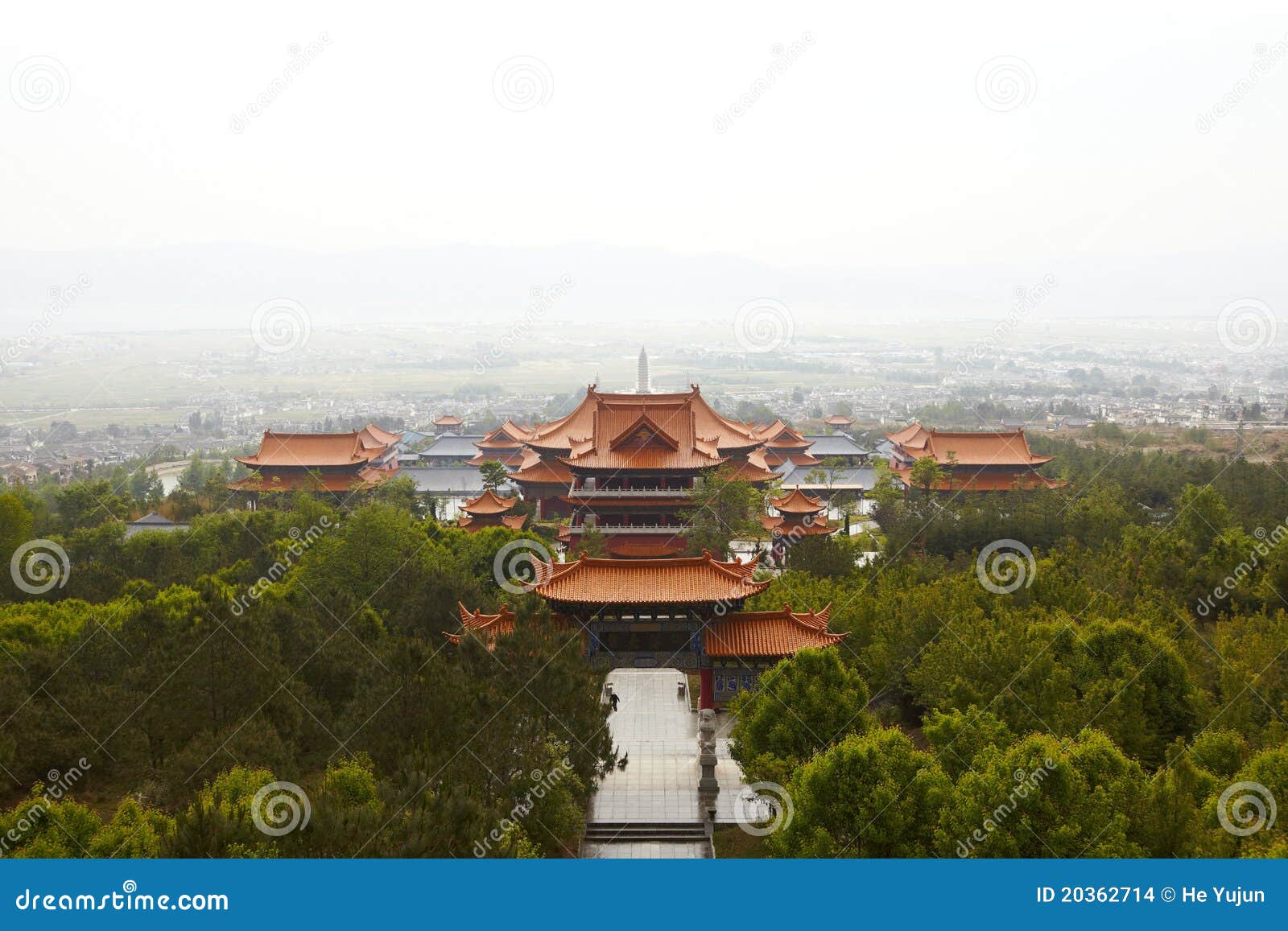 The chongsheng temple stock photo. Image of china, steps - 20362714