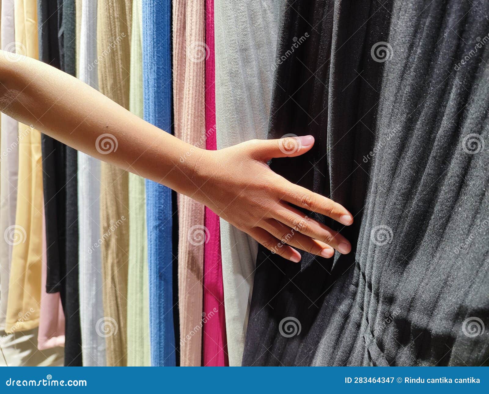 Choose Cloth Pants in a Clothing Store Stock Image - Image of clothing ...