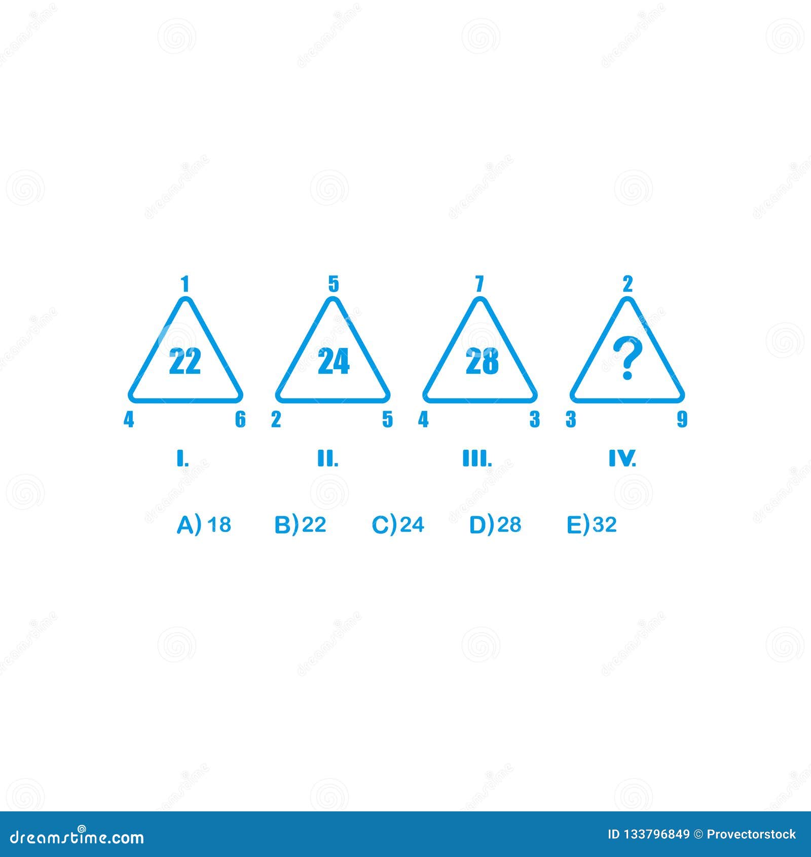 Choose Correct Answer. IQ Test. Logical Task, Educational Game for ...