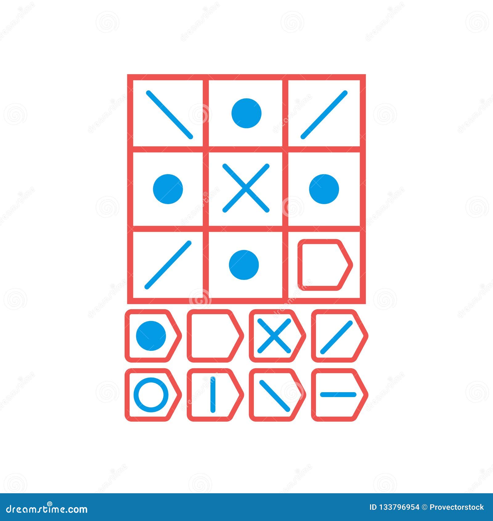 Choose Correct Answer. IQ Test. Logical Task, Educational Game for ...