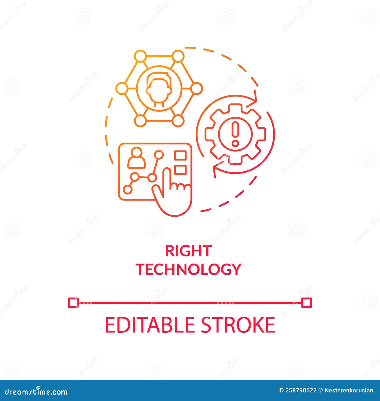 Choose Correct Technology Red Gradient Concept Icon Stock Vector ... Choose Correct Technology Red Gradient Concept Icon Stock Vector ...