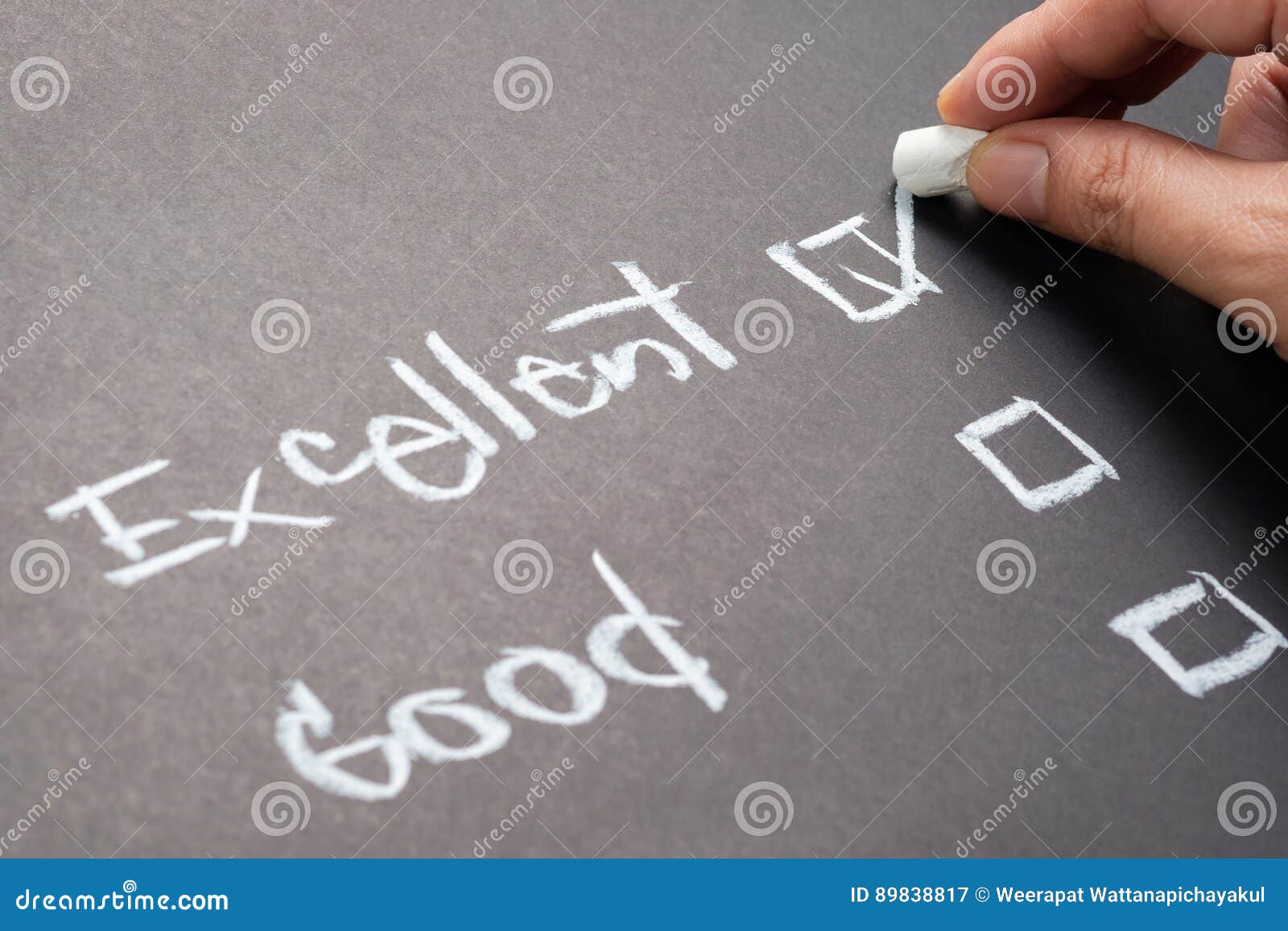 Choose Excellent stock image. Image of performance, audit - 89838817