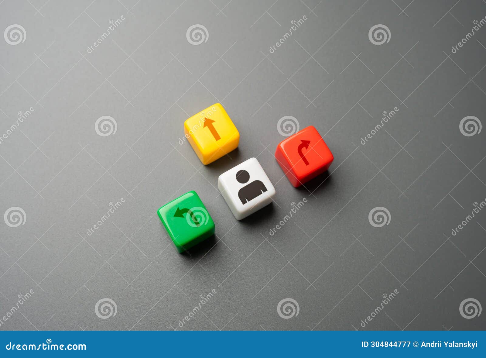 Choose a Further Plan. Choosing between Distinct Paths Stock Image ...