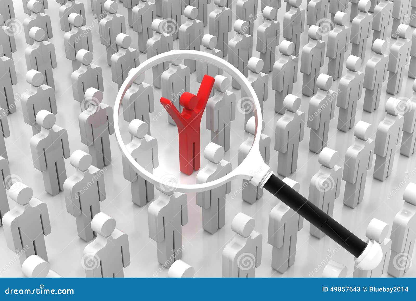 Choose the right person stock illustration. Illustration of selection ...