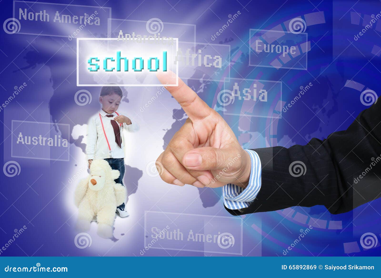 Choose school for child stock image. Image of connect - 65892869