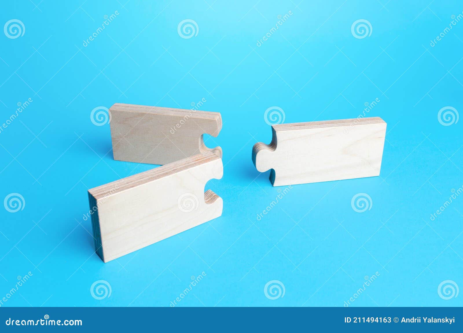 Choose between Two Options To Connect Puzzles. Solving the Problem, an ...