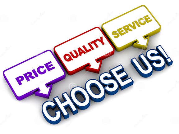 Choose us stock illustration. Illustration of choice - 27946064