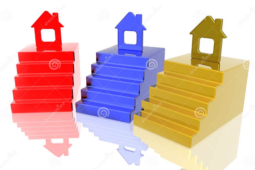 Choose your house stock illustration. Illustration of house - 7629781