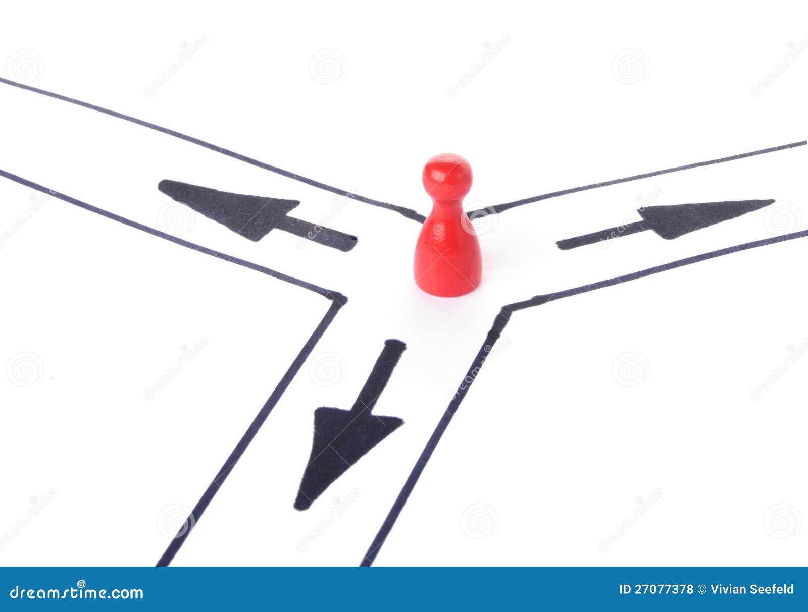 Choose your way stock photo. Image of direction, strategic - 27077378