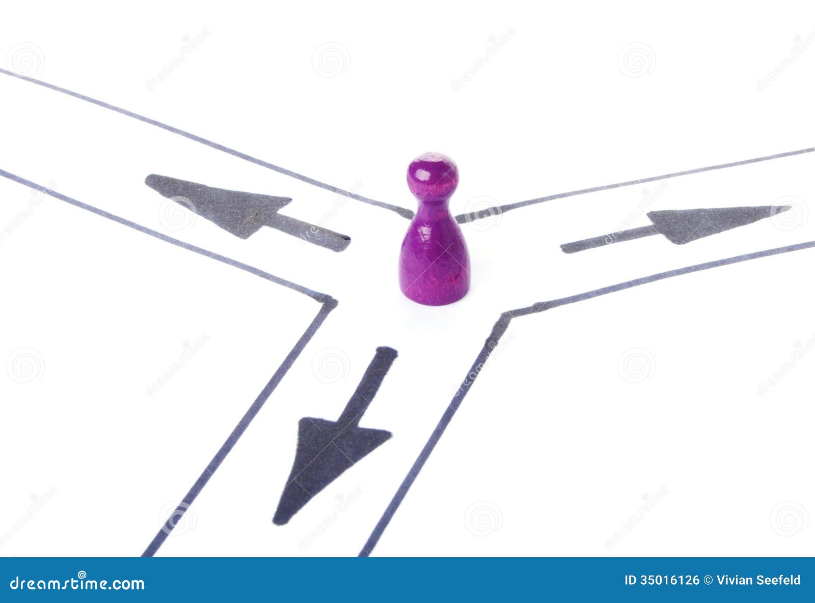 Choose your way stock photo. Image of goal, path, direction - 35016126