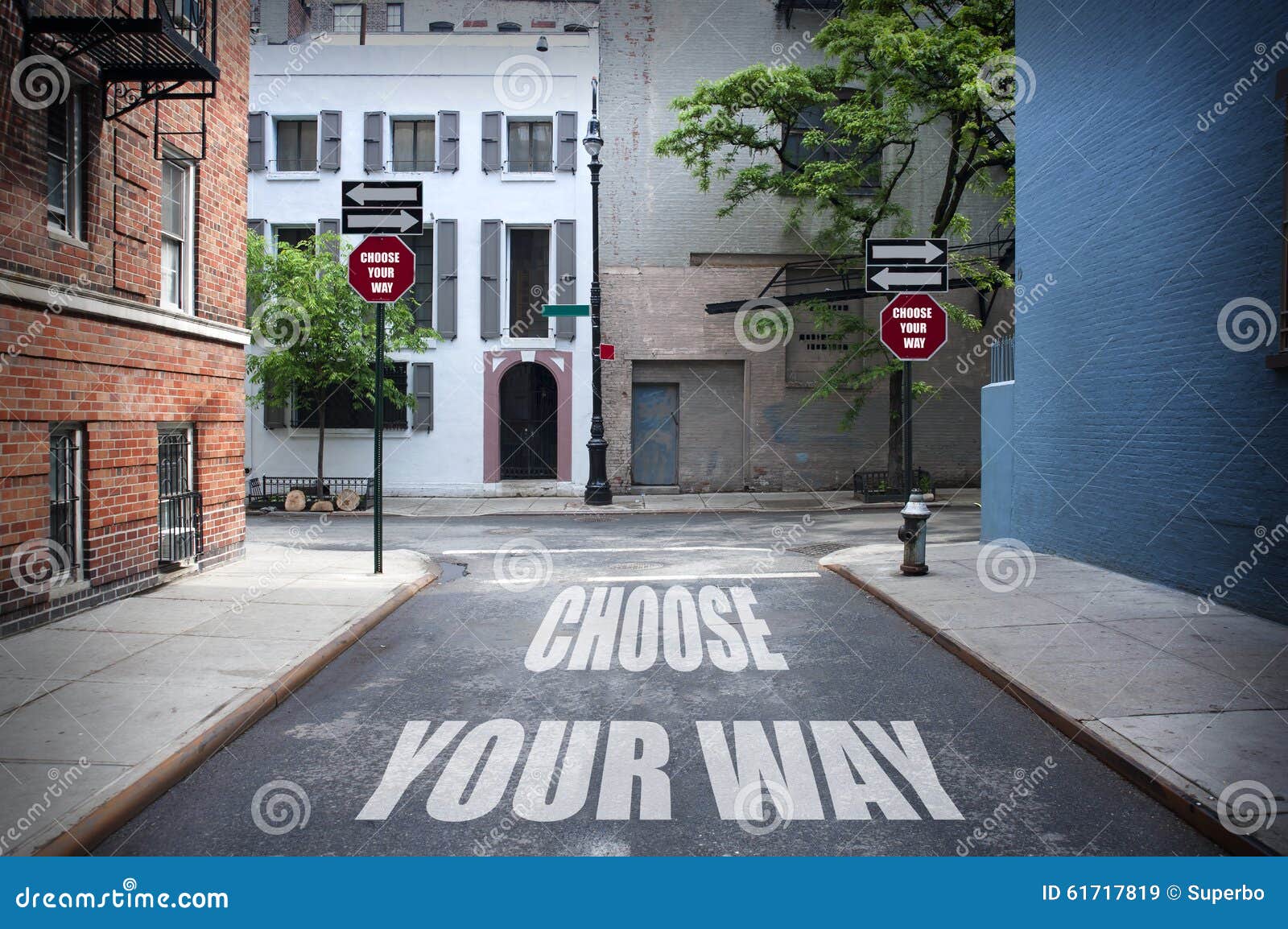 Choose Your Way stock image. Image of beginning, career - 61717819