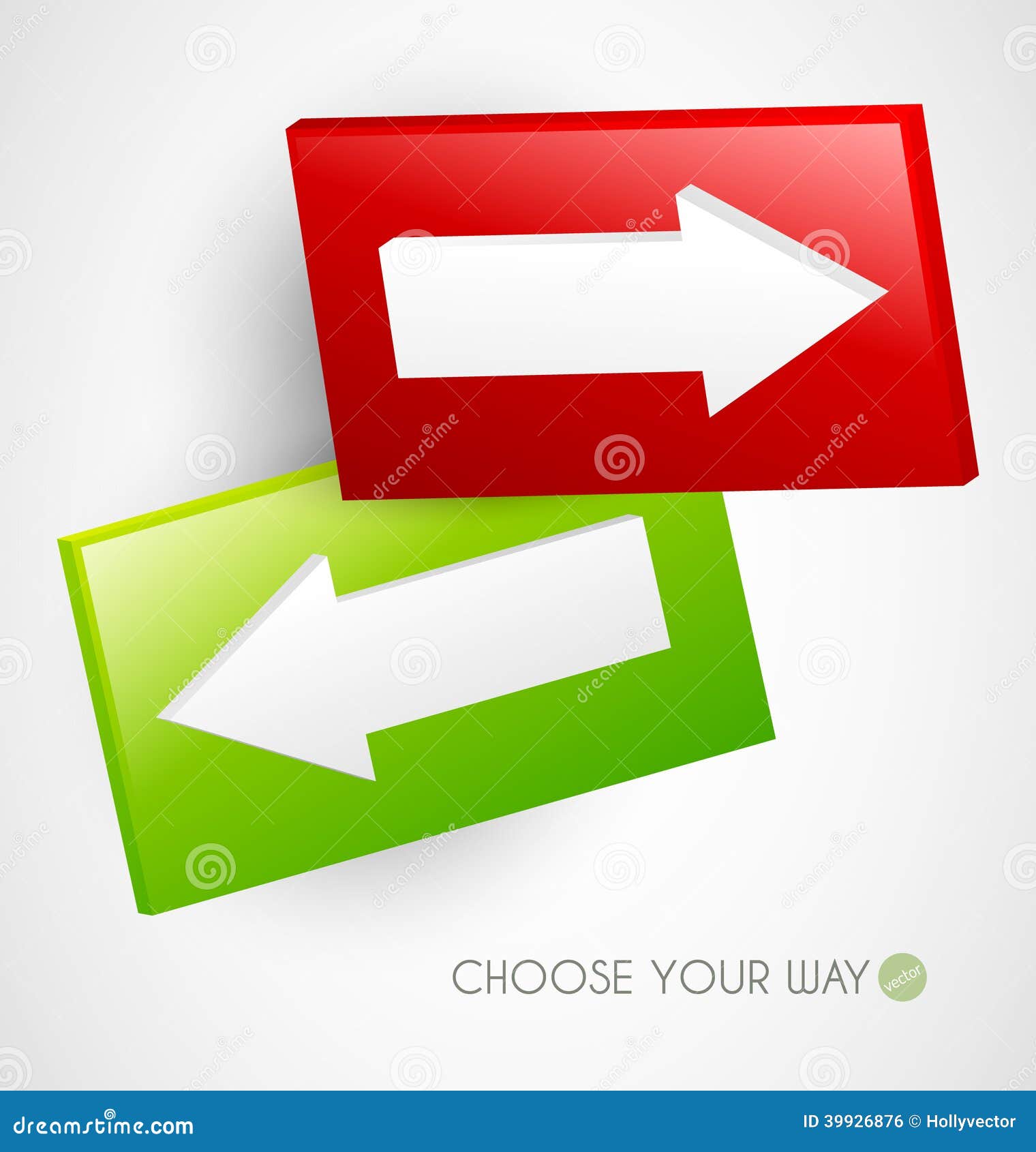 Choose your way stock vector. Illustration of color, navigation - 39926876