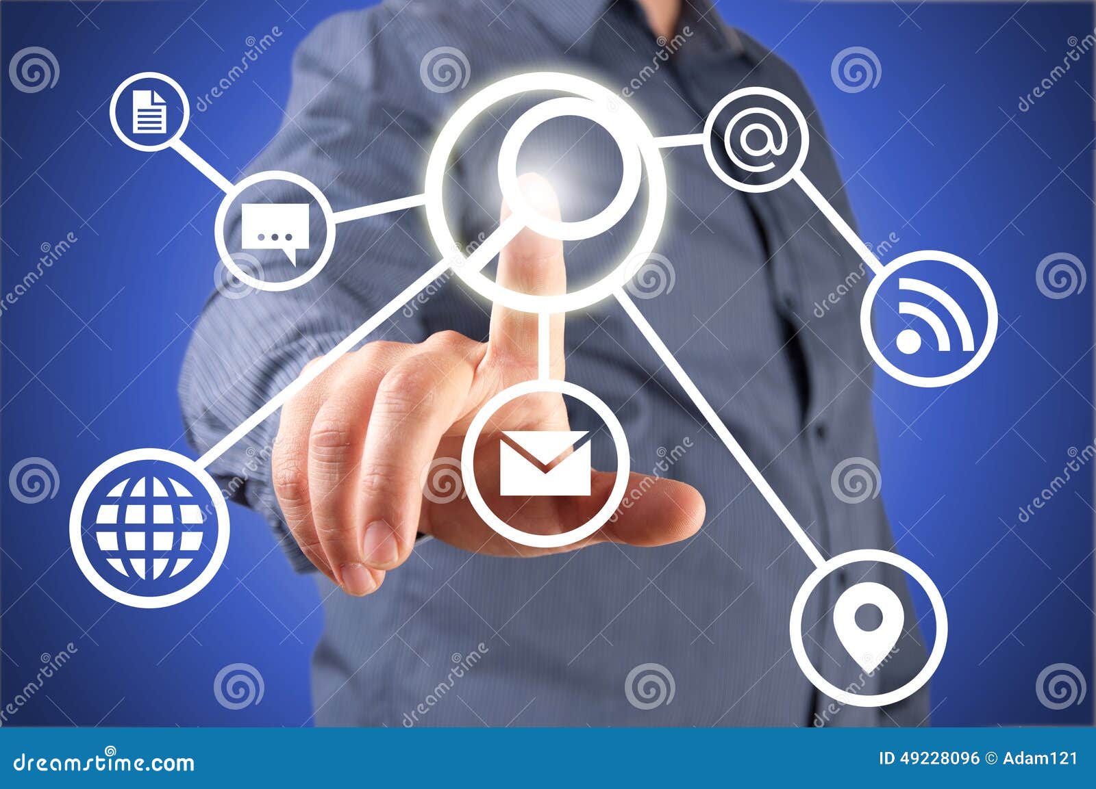 Choosing application stock illustration. Illustration of choose - 49228096