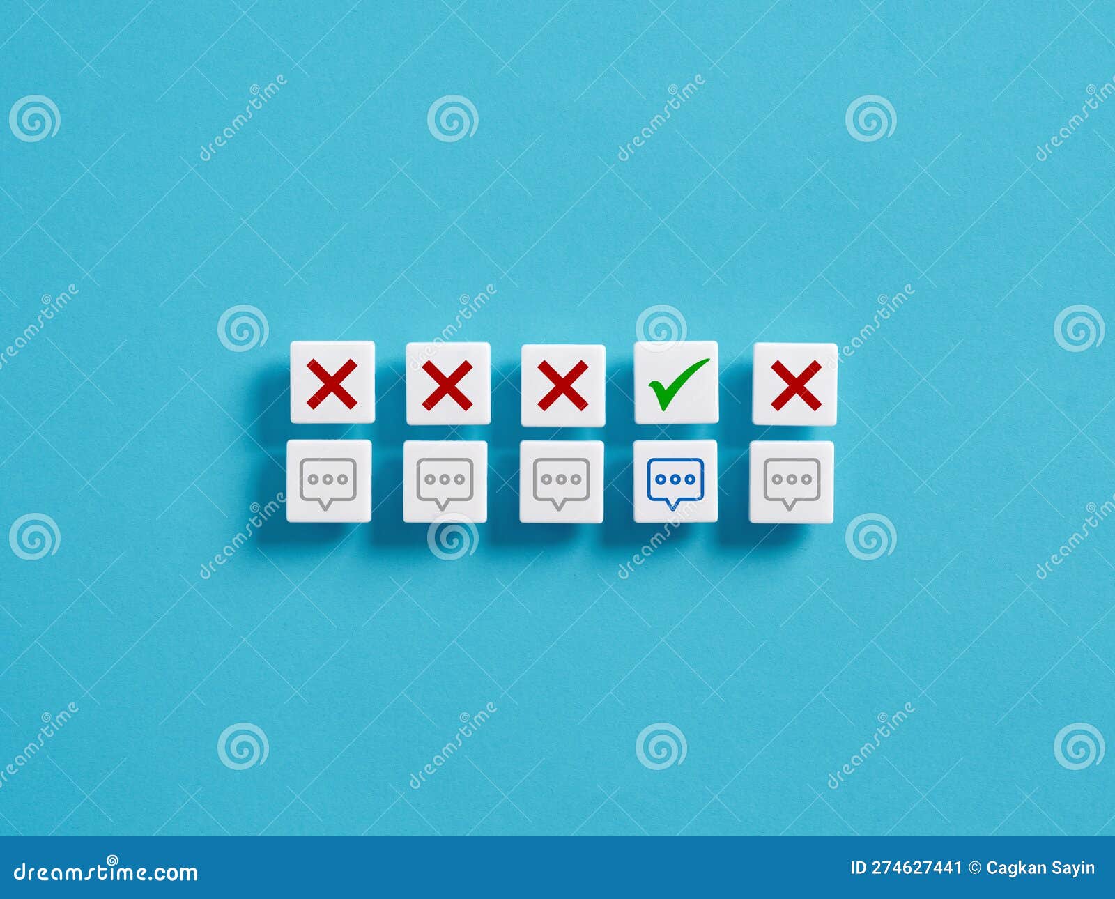 Choosing the Best Comment or Message. Best Valuable Feedback Stock ...