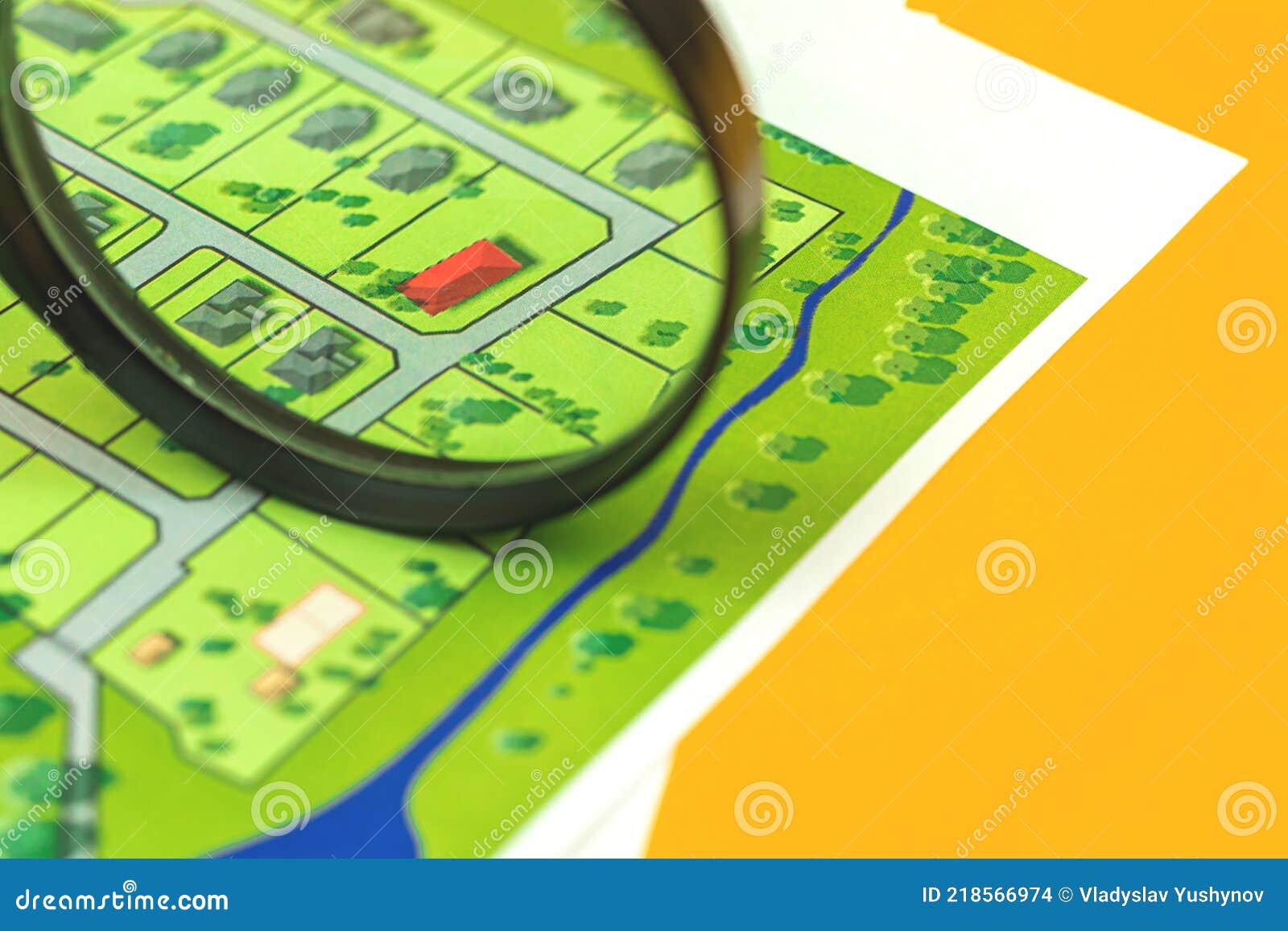 Choosing a Building Plot of Land for House Construction Concept ...