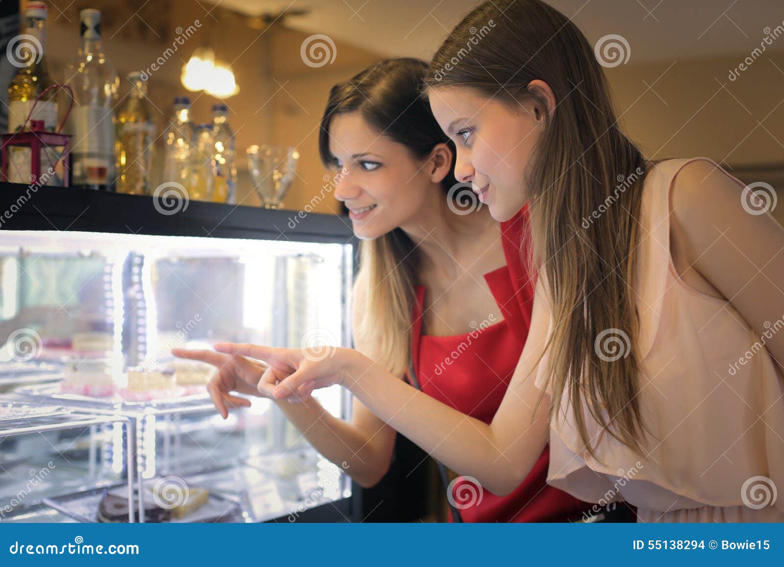 Choosing cake stock photo. Image of white, choose, meeting - 55138294