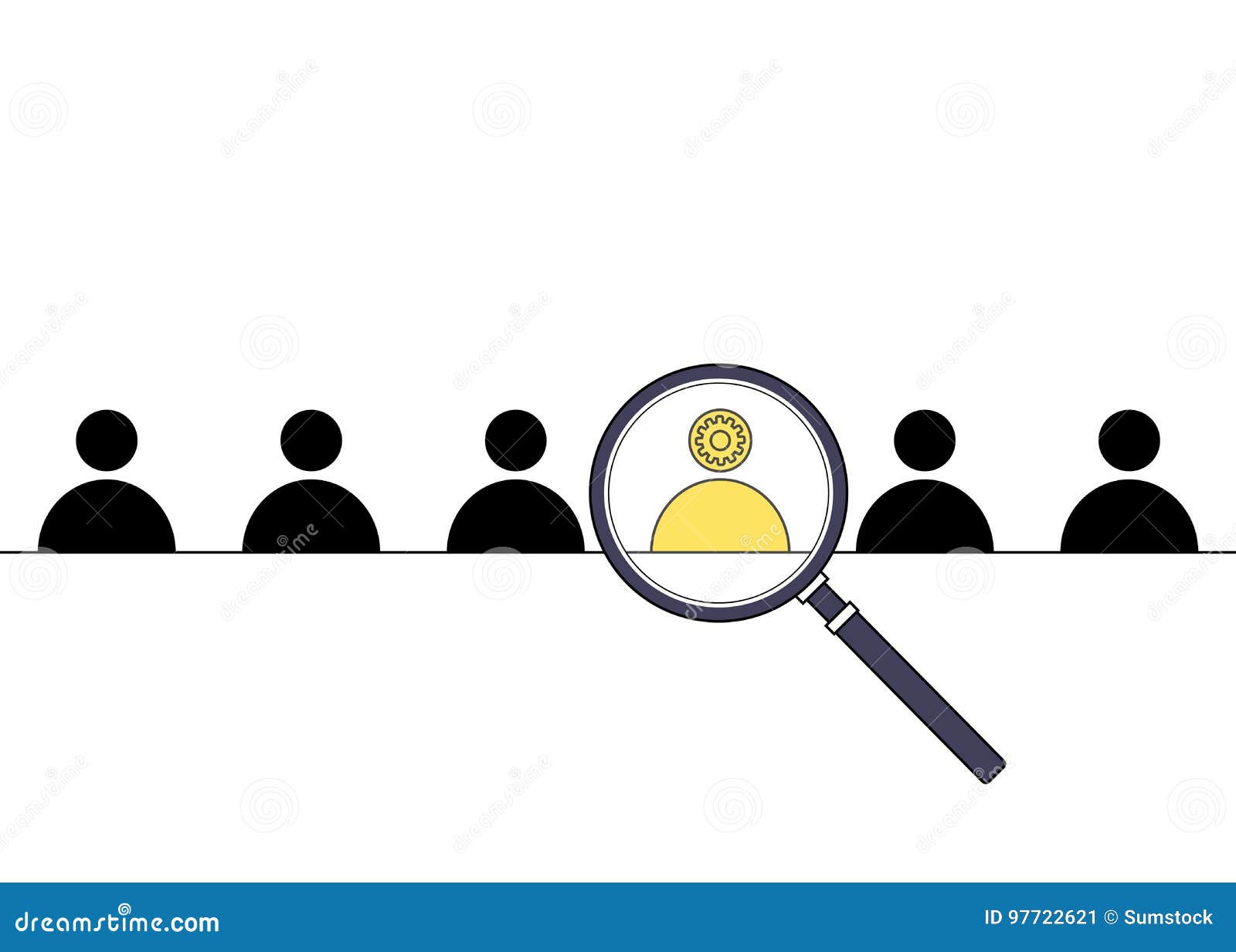 Choosing a Competent Candidate Stock Vector - Illustration of human ...