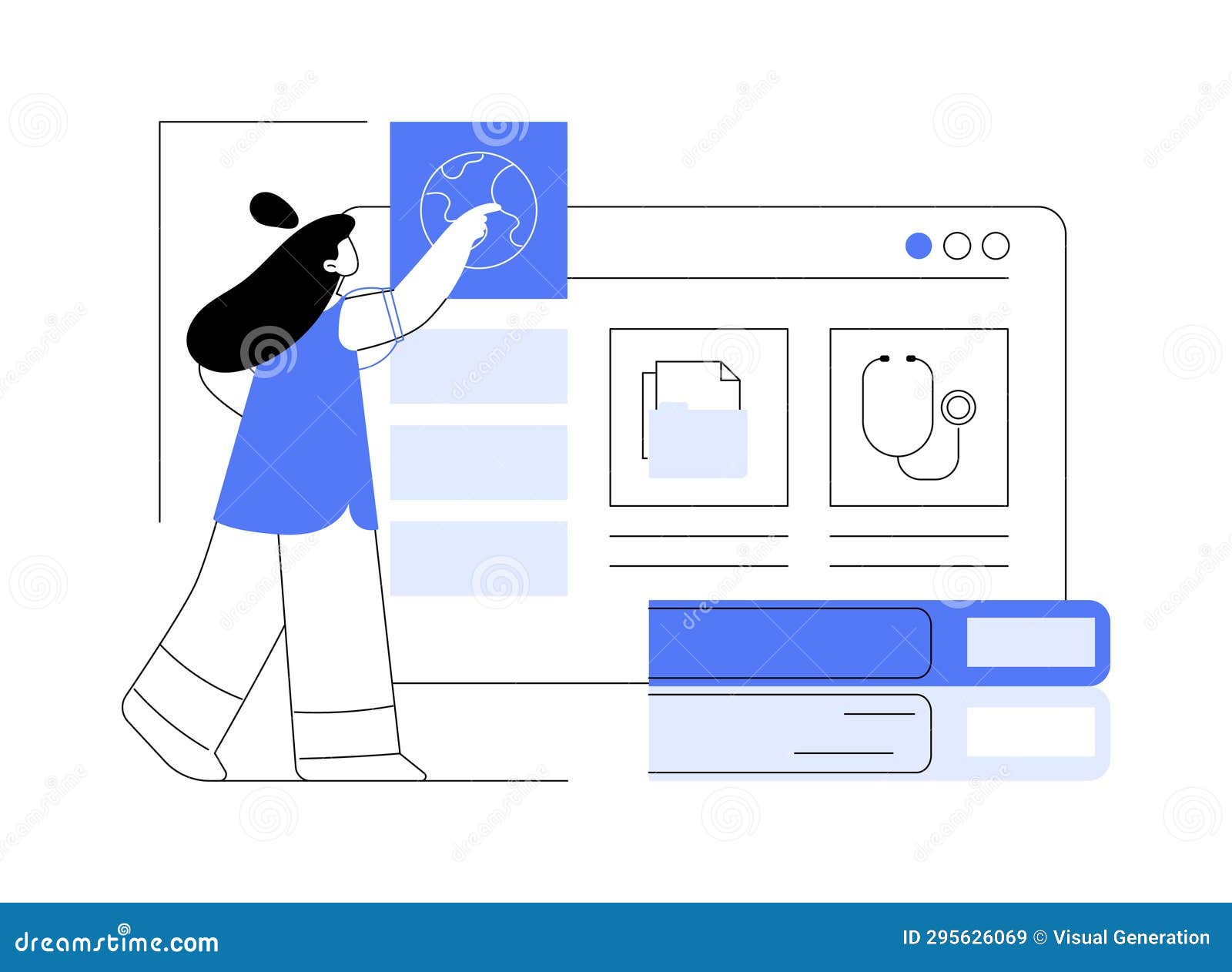 Choosing Courses Isolated Cartoon Vector Illustrations. Stock Vector ...