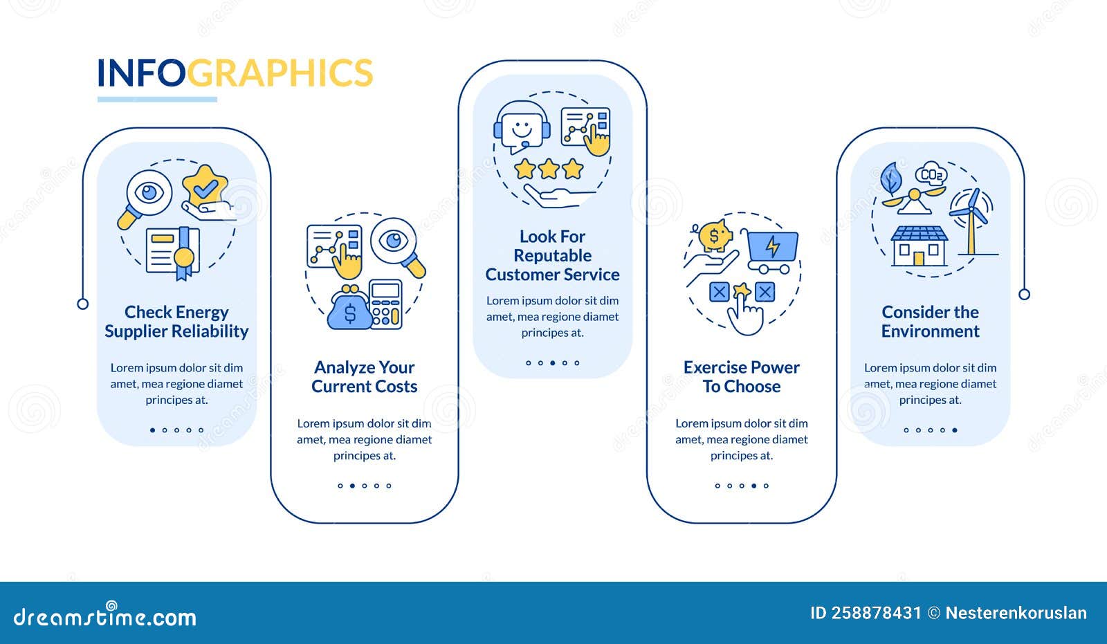 Choosing Energy Supplier Factors Rectangle Infographic Template Stock ... Choosing Energy Supplier Factors Rectangle Infographic Template Stock ...