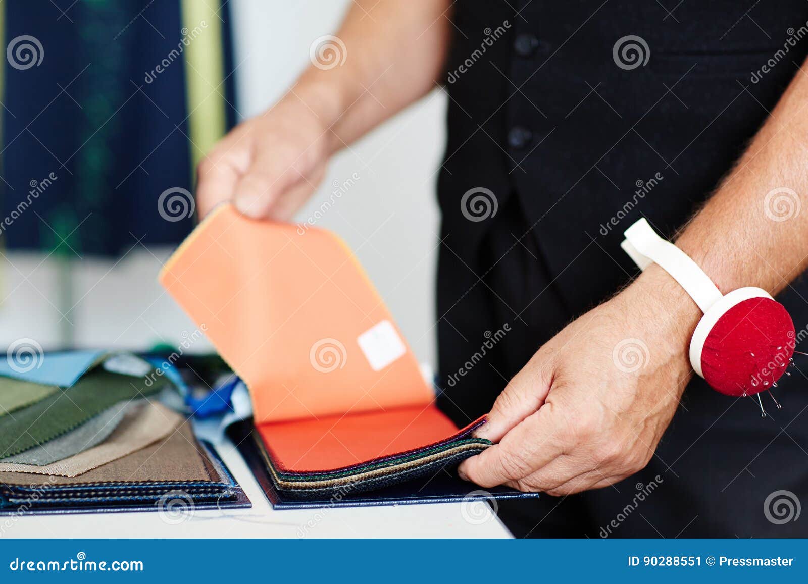 Choosing material stock image. Image of selection, professional - 90288551