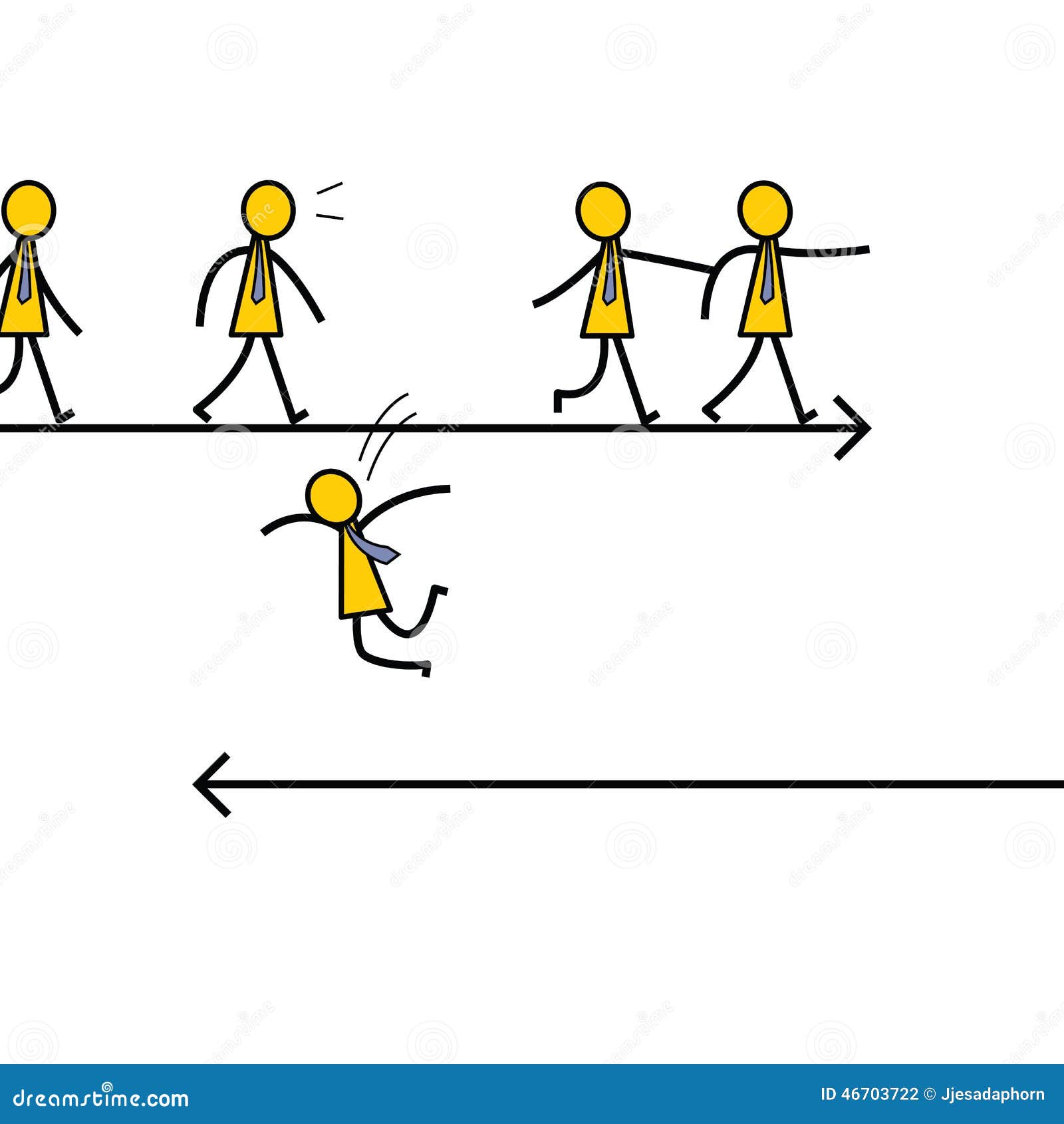 Choosing path stock vector. Illustration of method, direction - 46703722