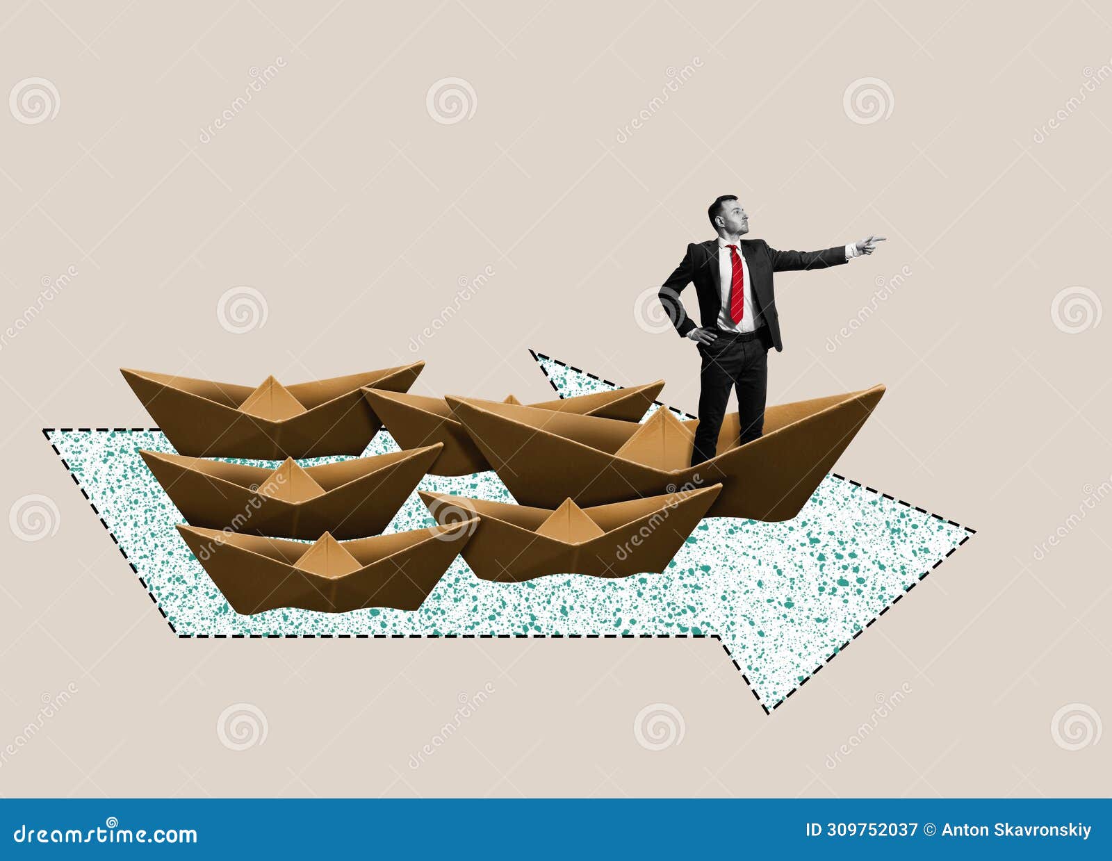 Choosing the Right Path, Leadership. Concept. Stock Image - Image of ...