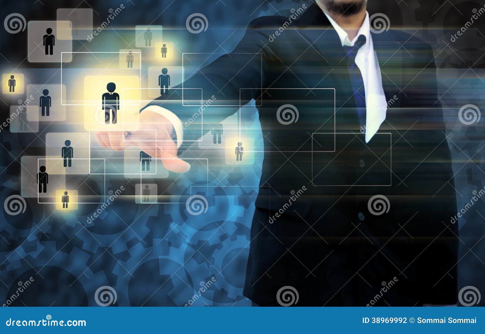 Choosing the right person stock photo. Image of headhunter - 38969992