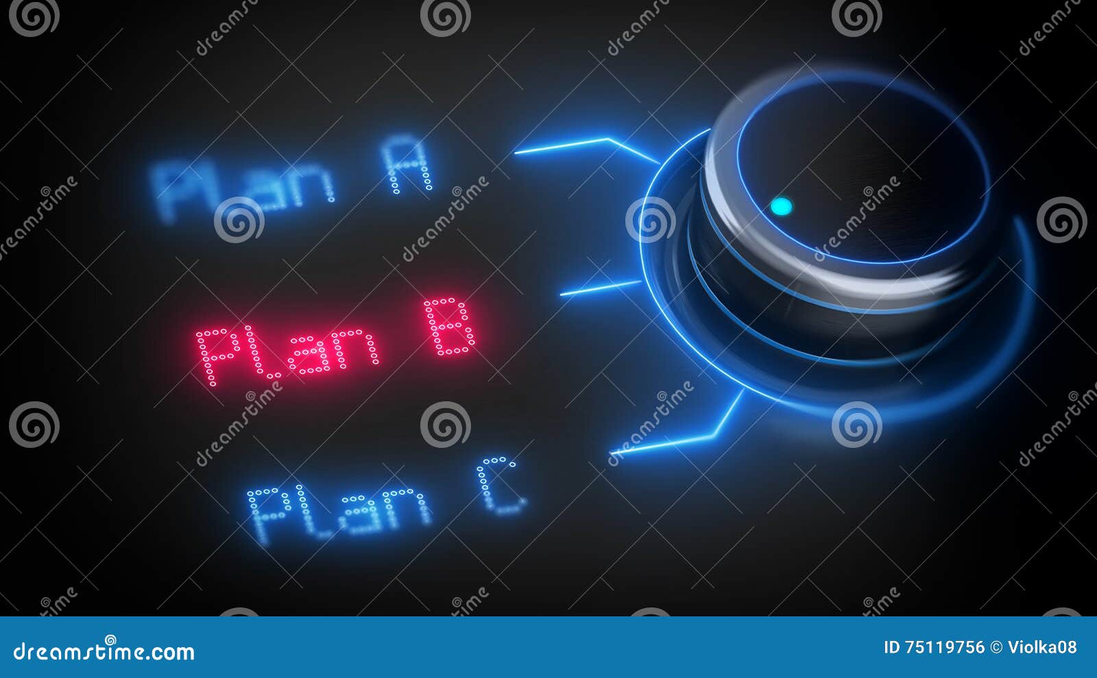 Choosing right plan B. stock illustration. Illustration of manage ...