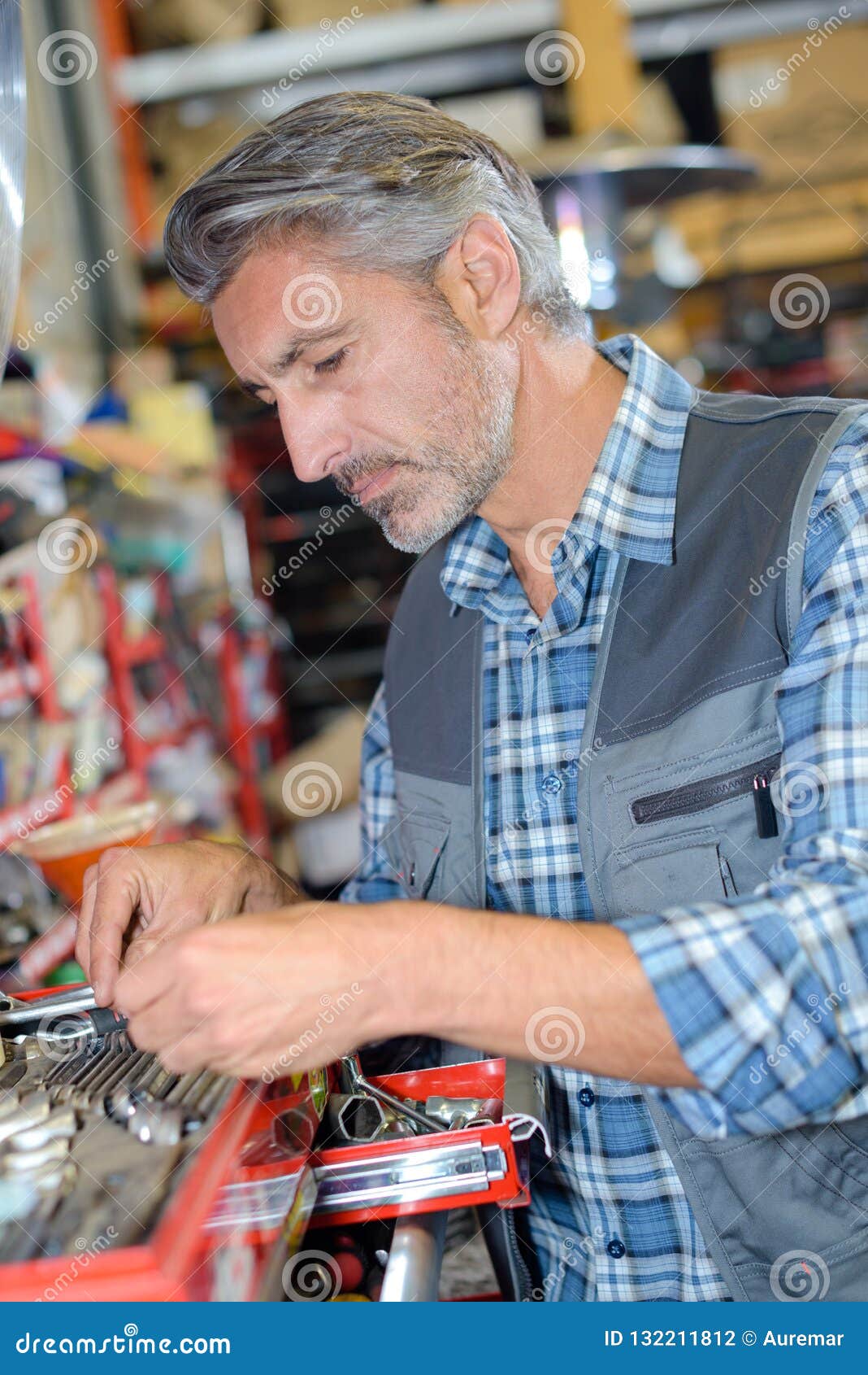 Choosing the right tool stock photo. Image of equipment - 132211812