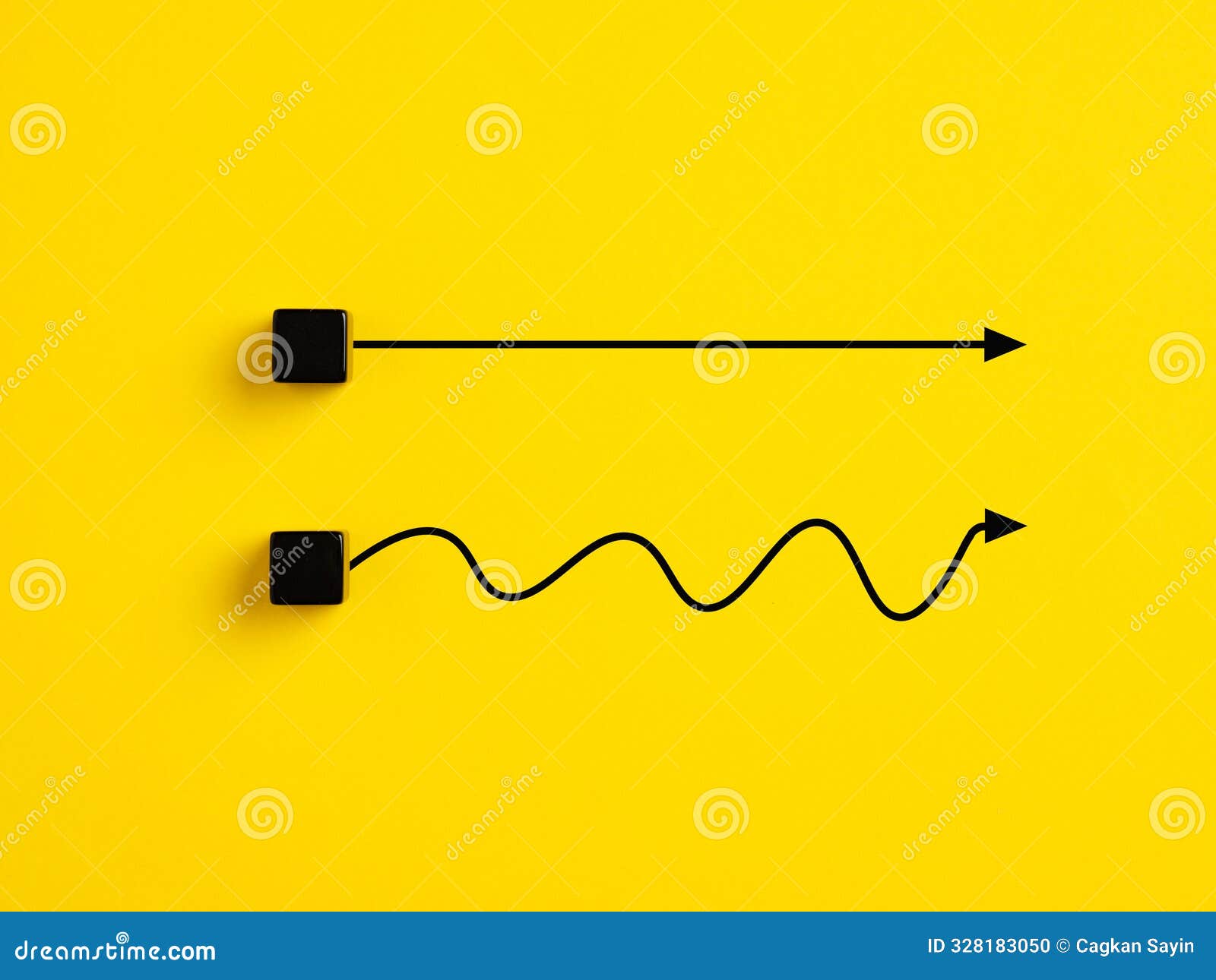 Choosing the Simple and Easy Way or Complicated Way Stock Photo - Image ... Choosing the Simple and Easy Way or Complicated Way Stock Photo - Image ...