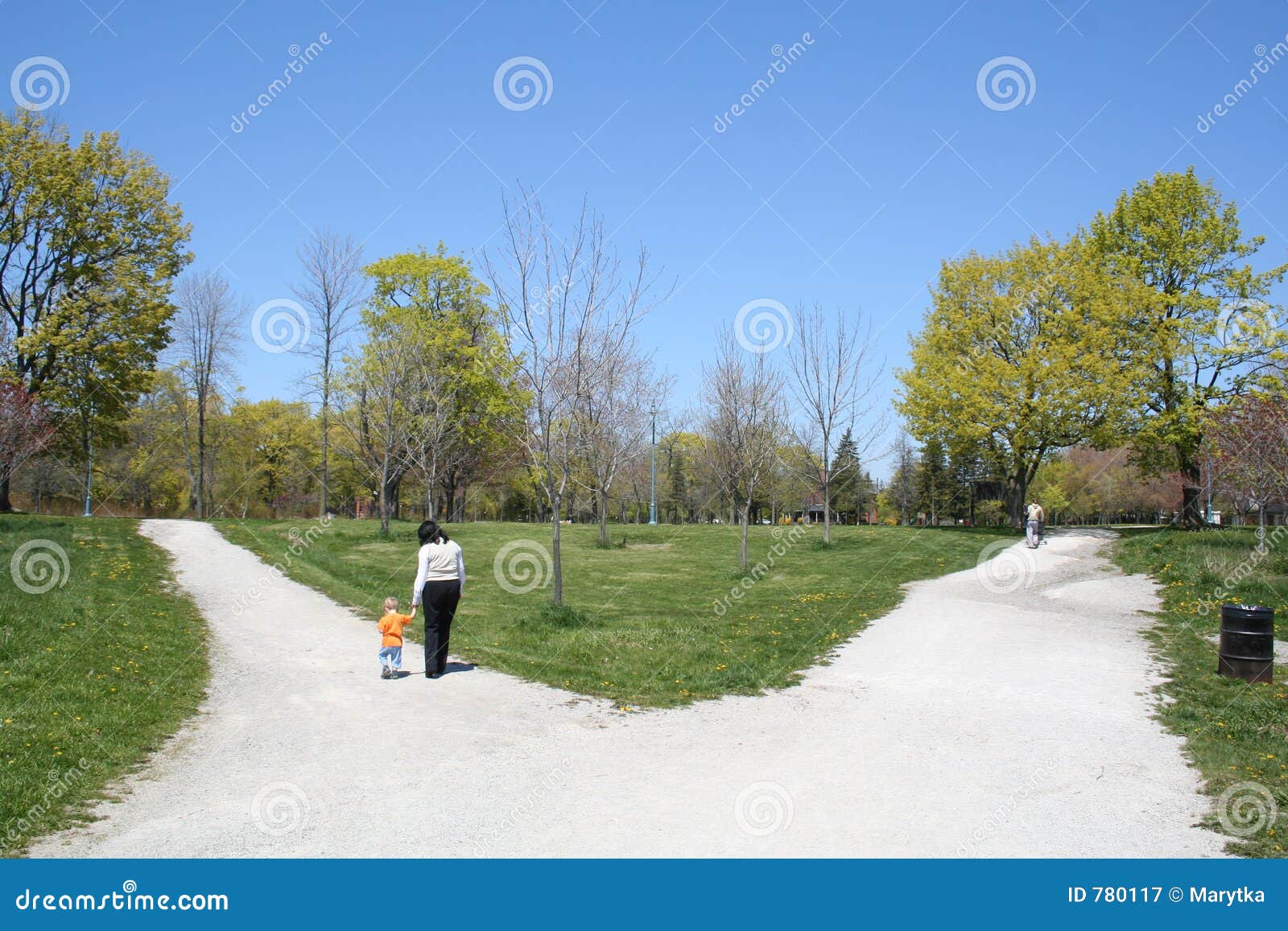 Choosing the way stock image. Image of generation, landscape - 780117