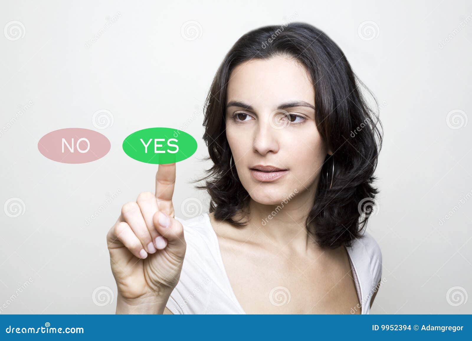 Choosing YES stock photo. Image of formula, data, creativity - 9952394