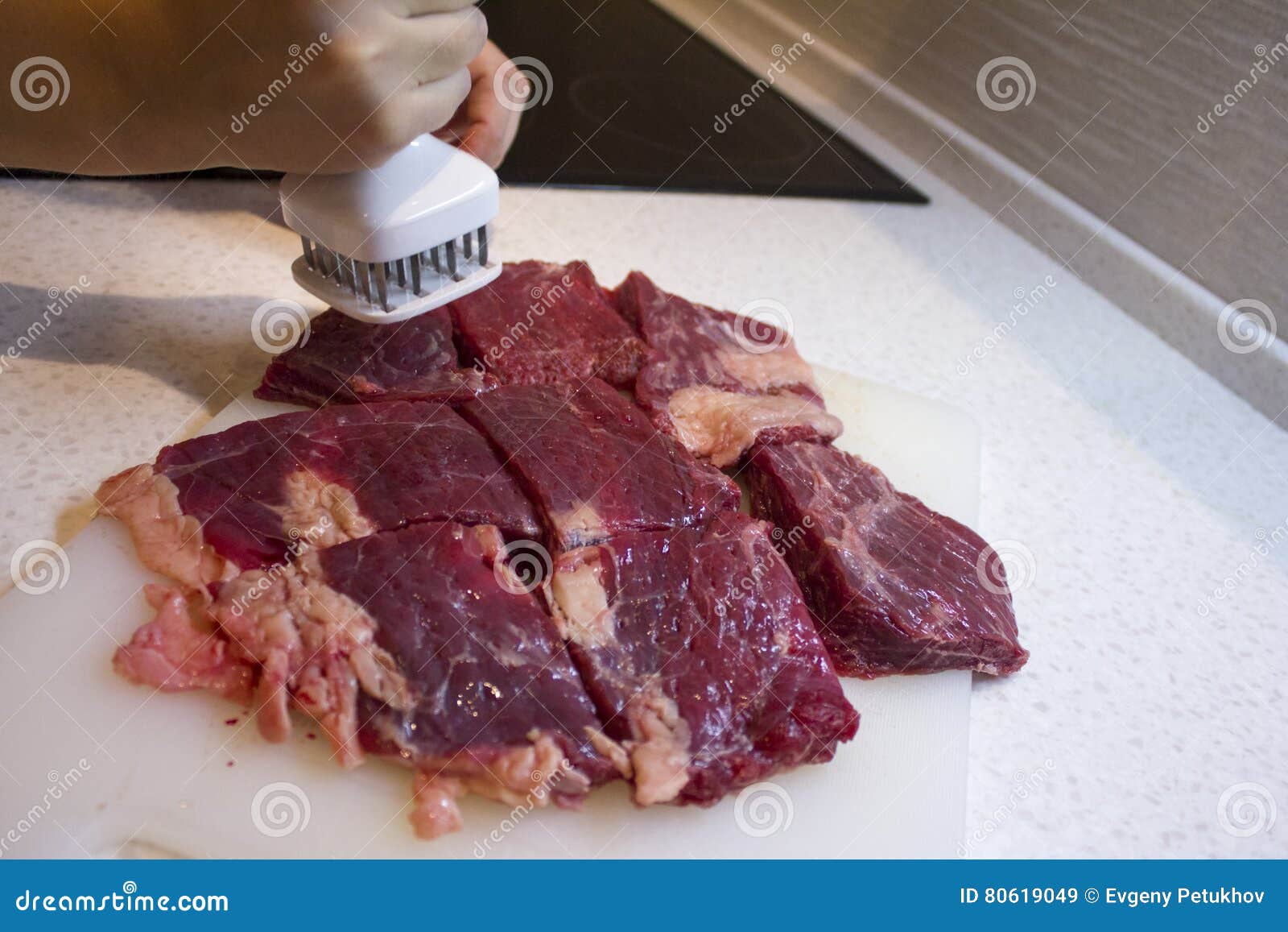 Chop meat stock image. Image of kitchen, preparing, cook - 80619049